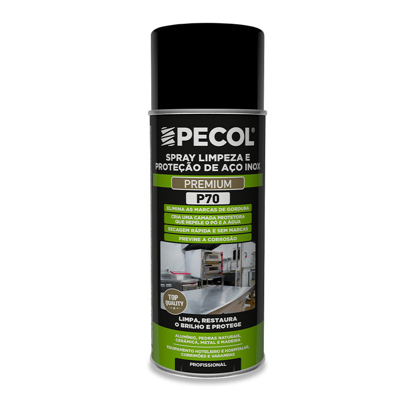 SPRAY PROTEÇÃO E LIMPEZA INOX P70 - Brupec